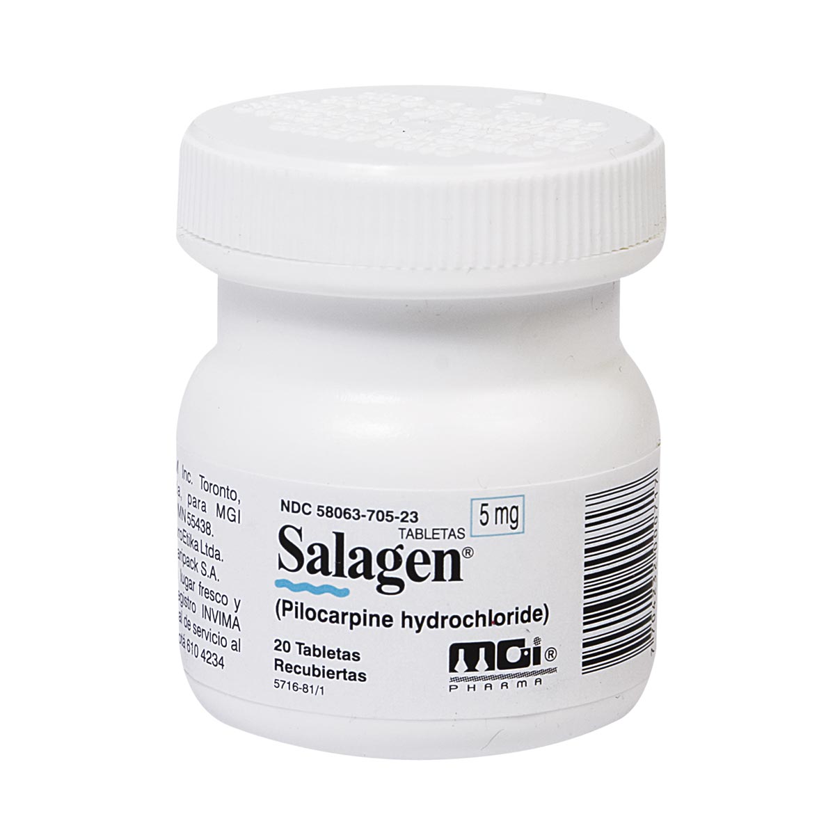 Salagen 5 Mg Tableta Recubierta