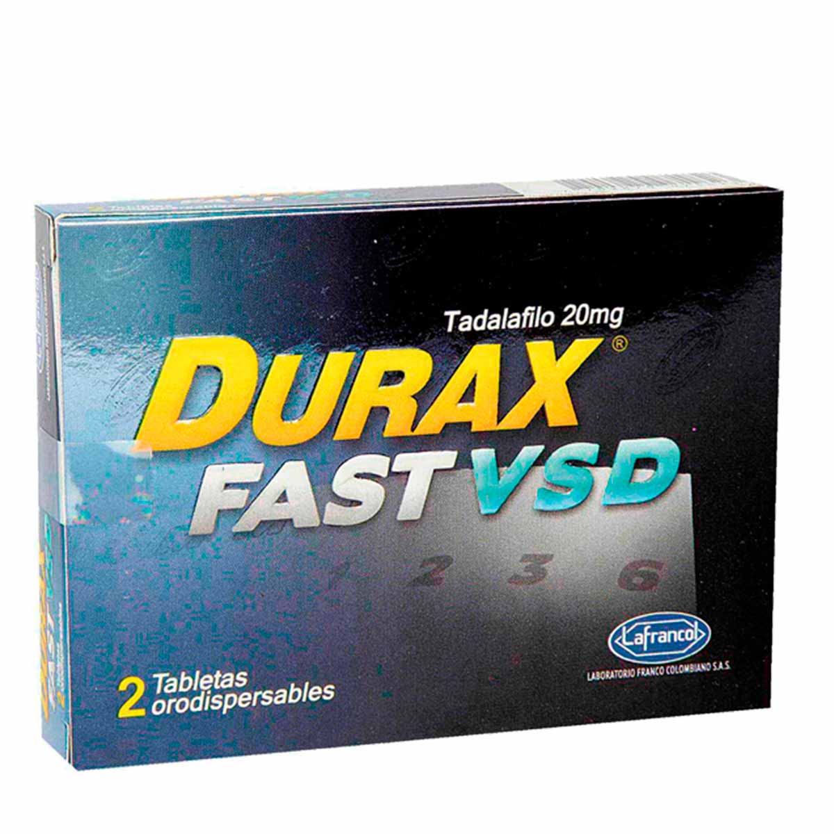 Durax Fast Vsd 20 Mg Tableta Orodispersable