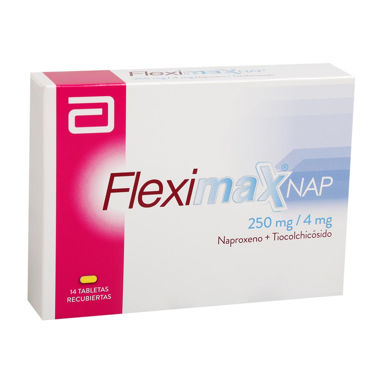 Fleximax Nap 250mg/4mg Tableta Recubierta
