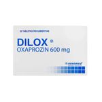 DILOX 600MG TABLETA RECUBIERTA