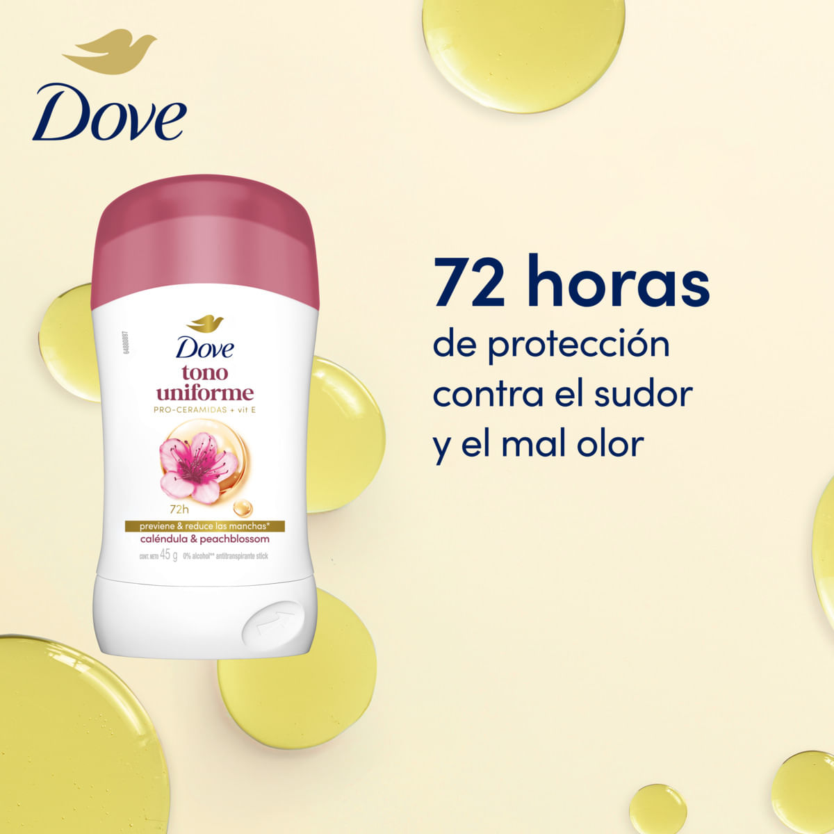 Dove desodorante stick calendula 45G